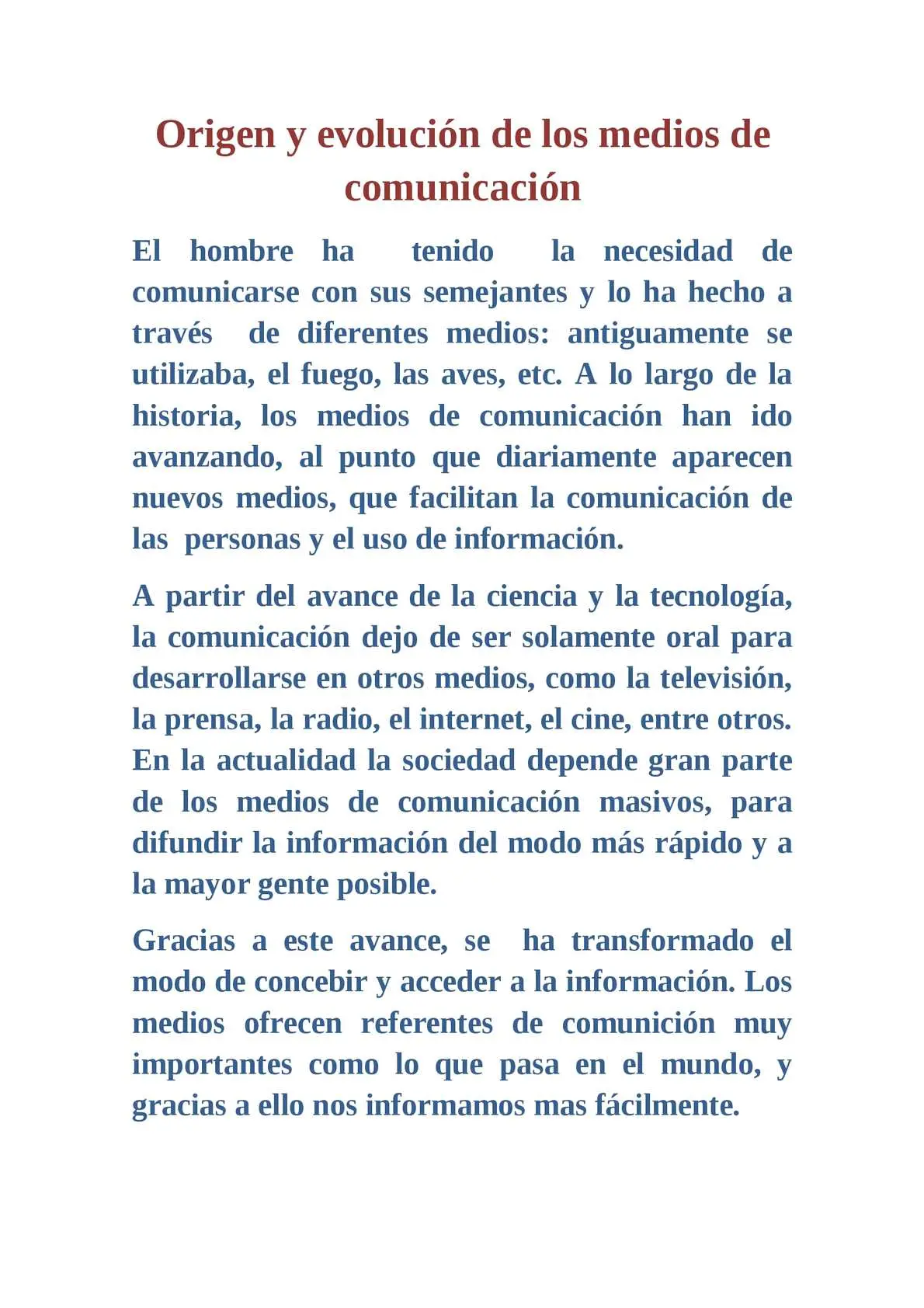 Historia De Los Medios De Comunicación: Resumen | En Pocas Palabras