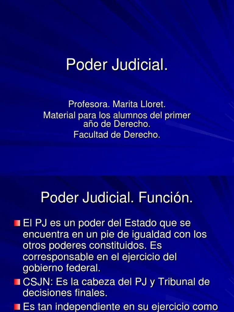 El Poder Judicial En Argentina: Funciones Y Atribuciones | En Pocas ...
