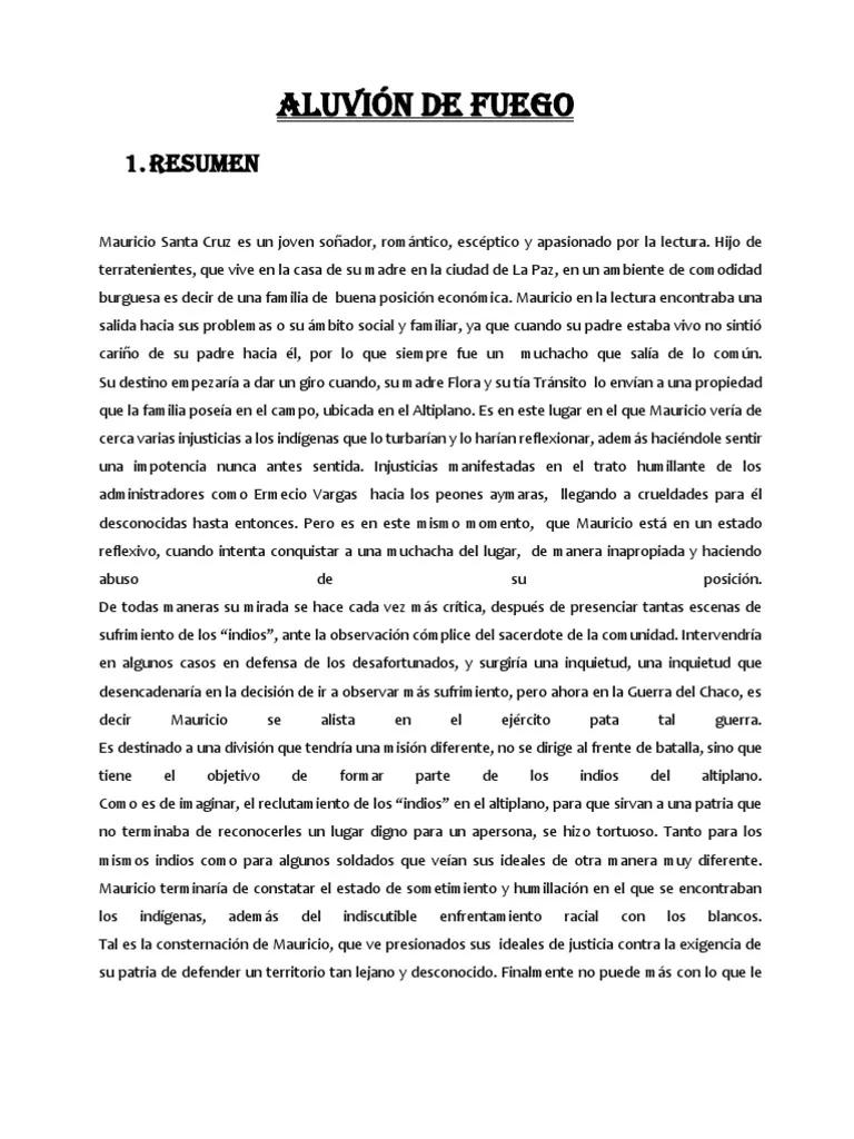 Aluvión De Fuego - Historia Apasionante | En Pocas Palabras